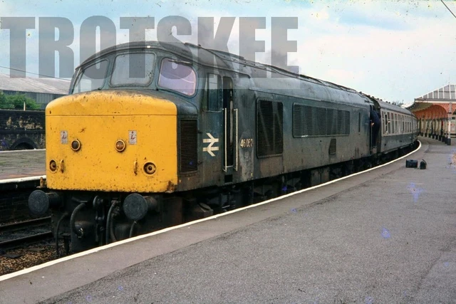 35MM SLIDE BR British Railways Diesel Loco Class 46 46052 Skipton 1983 ...