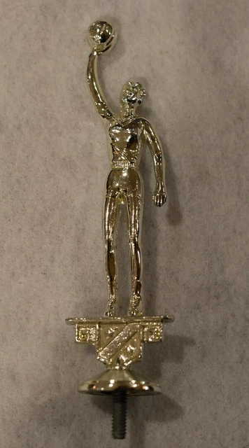 RARE VINTAGE METAL WOMEN'S BASKETBALL Trophy Topper-New Old Stock-6 ...