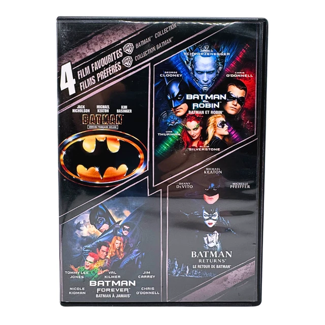4 FILM FAVORITES Batman Collection (DVD) DC Superhero Action $12.99 ...