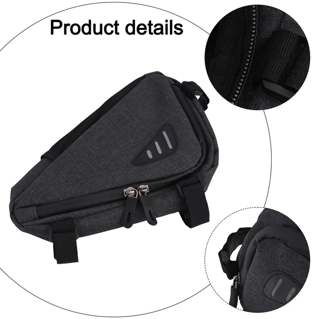 STREAMLINED TRIANGLE PACK for Bicycle Front Tube Frame Maximum Comfort ...