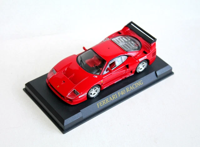 FERRARI F40 RACING, Miniature Automobile 1/43 Voiture De Course Modele Reduit EUR 16,92 ...