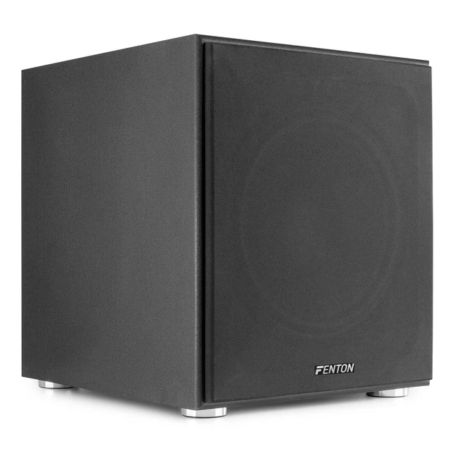 FENTON SHFS12B 12& Active Subwoofer - Powerful Bass for Home Theatre ...