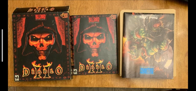 DIABLO 2 PC - original box manual from early 2000 $5.00 - PicClick CA