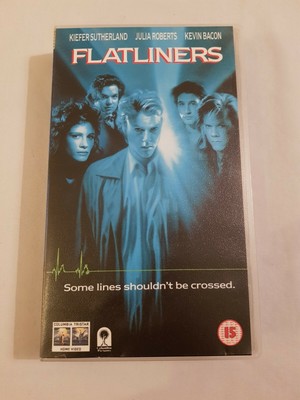 FLATLINERS VHS VIDEO 1990;Box;Cover; Kiefer Sutherland;Julia Roberts;Kevin Bacon £3.50 - PicClick UK