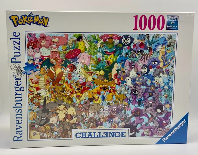 RAVENSBURGER JIGSAW PUZZLE | Pokemon Jigsaw Puzzle - Pokemon Challenge ...
