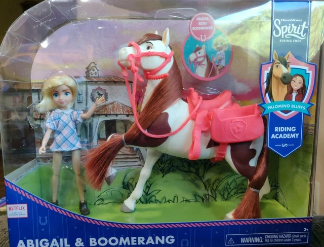 DREAMWORKS SPIRIT RIDING Free Collector Doll & Horse Abigail ...