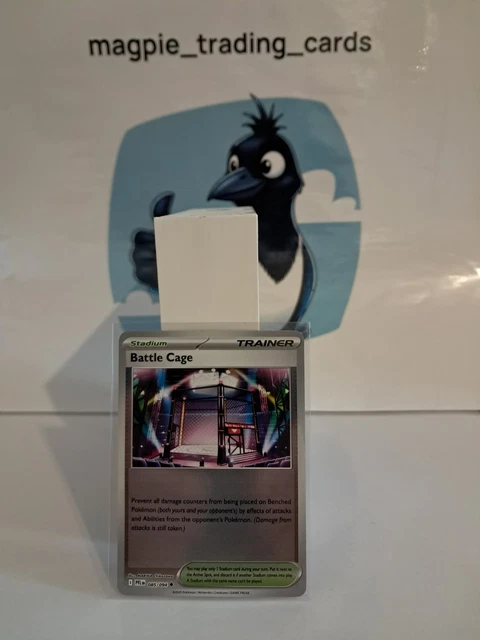 POKÉMON TCG MEGA Evolution Phantasmal Flames Battle Cage reverse holo ...