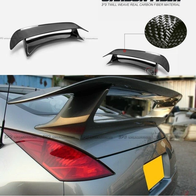 FOR NISSAN FAIRLADY 350Z Z33 Carbon Fiber ESP-Style Rear Trunk Spoiler ...