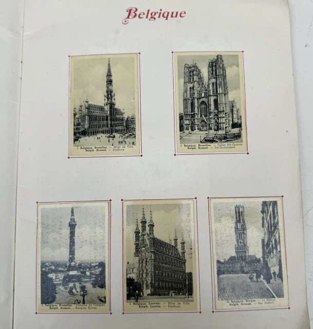 RARE ALBUM LES Merveilles Du Monde 144 Mini Cartes Postale Chocolaterie ...