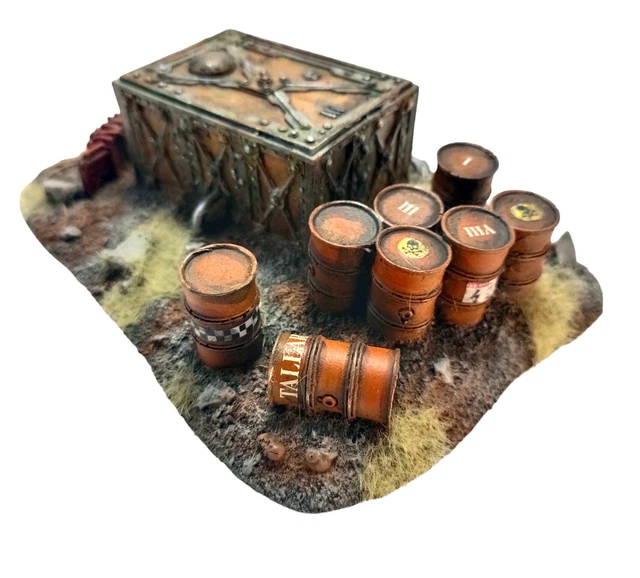 WARHAMMER 40K FORGE WORLD SCENERY OOP FUEL DUMP TERRAIN MASTER PAINTED ...