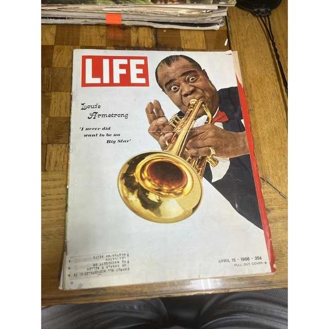 1966 APRIL 15 Life Magazine Louis Armstrong The Big Star Ads £11.61 ...
