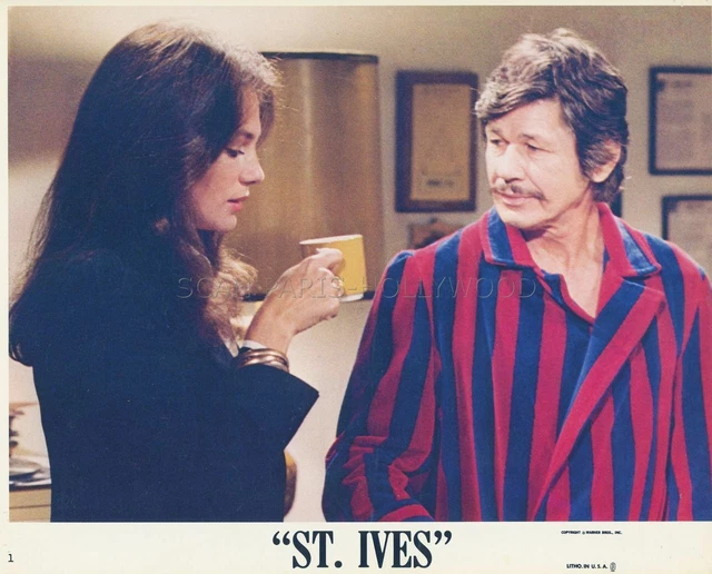 JACQUELINE BISSET CHARLES Bronson St. Ives 1976 Vintage Lobby Card #3 ...