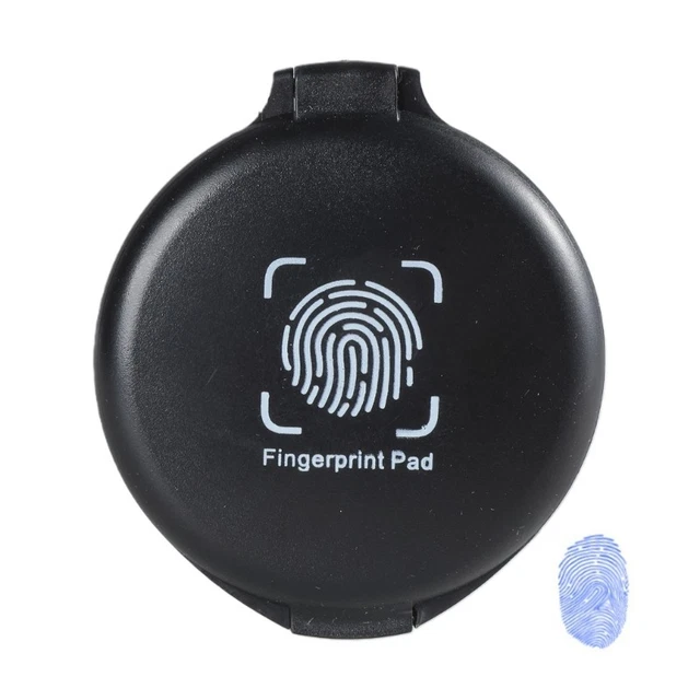 THUMB PRINT INK Pad Quick Dry Ink Pad Fingerprint Ink Pad for ...