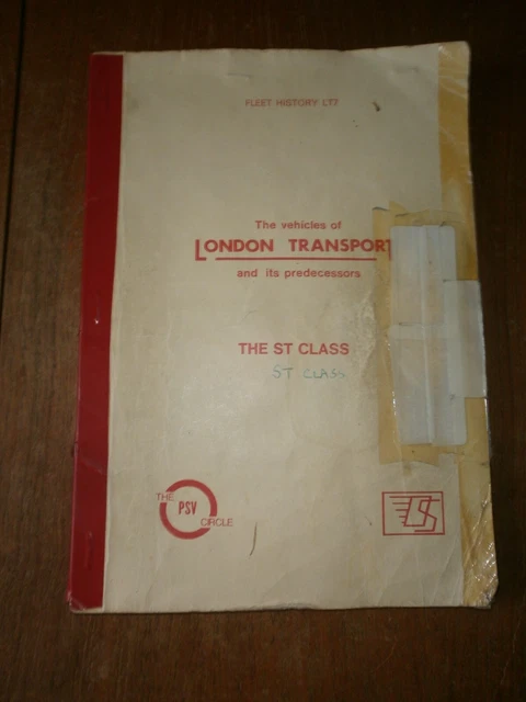 PSV CIRCLE+OMNIBUS SOCIETY-LONDON Transport ST Class, 1979 £3.99 ...