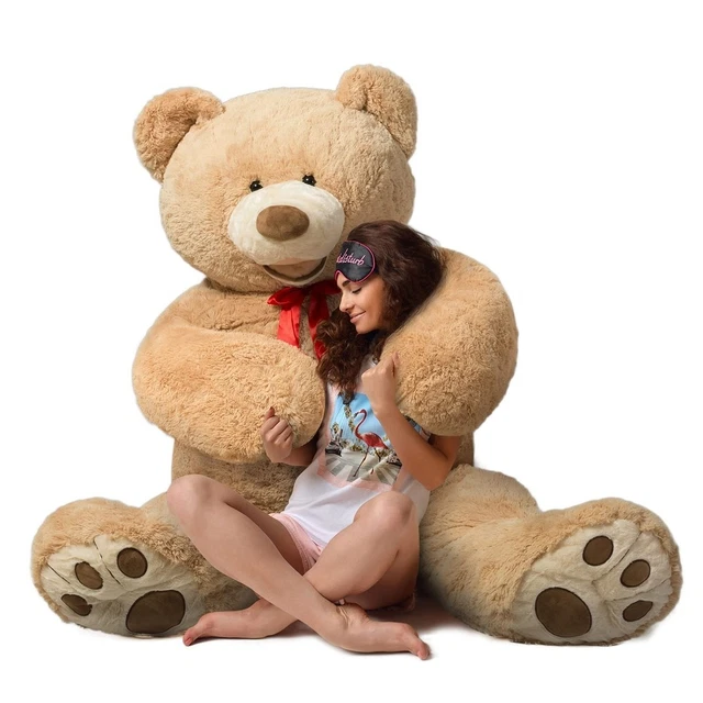 150CM GIANT TEDDY Bear Stuffed Animal Large Soft Toys Plush Bear, Light ...