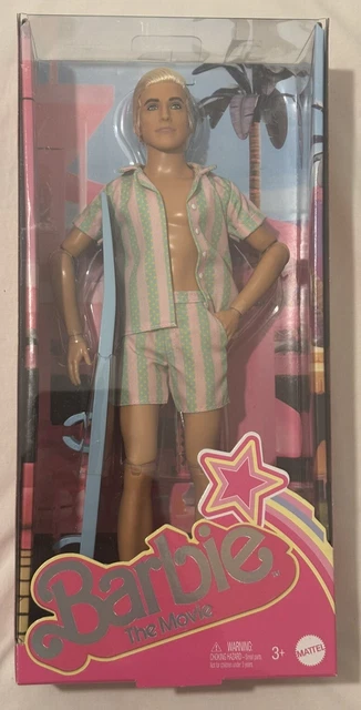 BARBIE MOVIE KEN Pastel Pink Doll Ryan Gosling Head Mould (Brand New ...