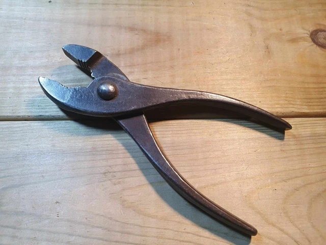 VINTAGE SLIP JOINT Pliers Old Hand Tools Engineering Mechanic Tool Auto ...