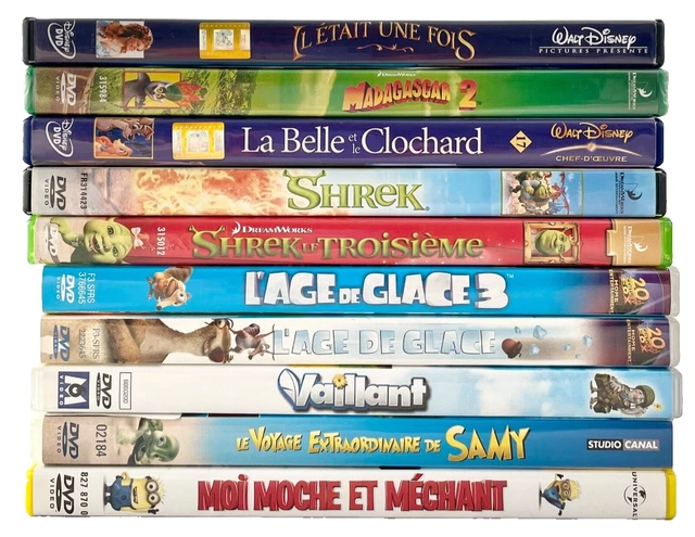 🎬 10 FRANZÖSISCHE Filme Kinder Ice Age Shrek Moi Moche Méchant Belle ...