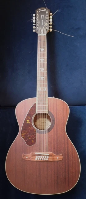 FENDER HELLCAT TIM Armstrong 12 String Left handed Electro Acoustic ...