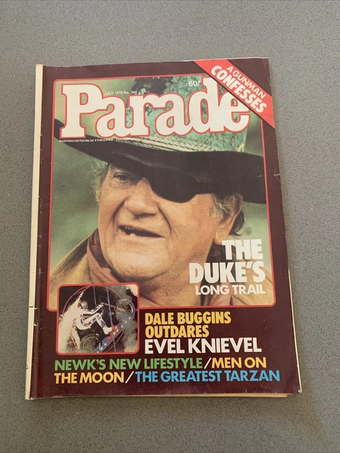 JOHN WAYNE, MARY Pickford, Johnny Weissmuller - Parade Magazine 1979 ...
