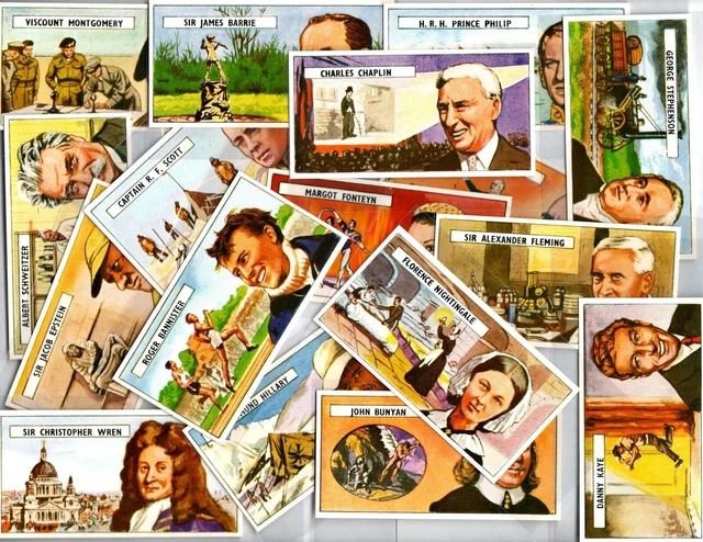 1961 BARKERS BUBBLEGUM FAMOUS PEOPLE cards - **YOU CHOOSE** £5.28 ...