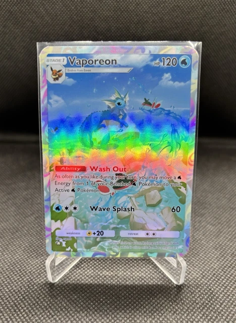 VAPOREON CUSTOM POKEMON Tcg Pocket Trading Card £14.00 - PicClick UK