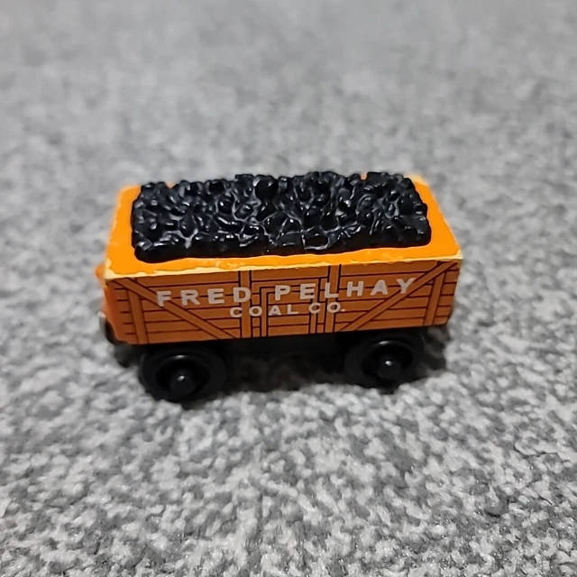 THOMAS THE TANK engine & friends wooden train Fred Pelhay coal Co £19. ...