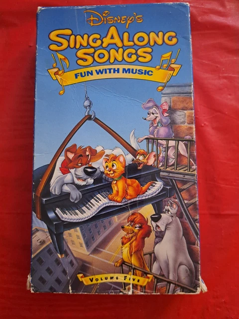 VTG DISNEYS SING Along Songs VHS Fun With Music Volume Five Walt Disney Video £10.80 - PicClick UK