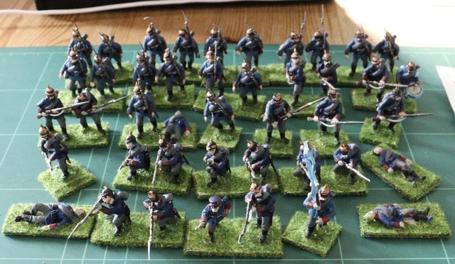 PERRY MINIATURES 28MM Franco Prussian War Prussian Infantry (NNN1897) £ ...