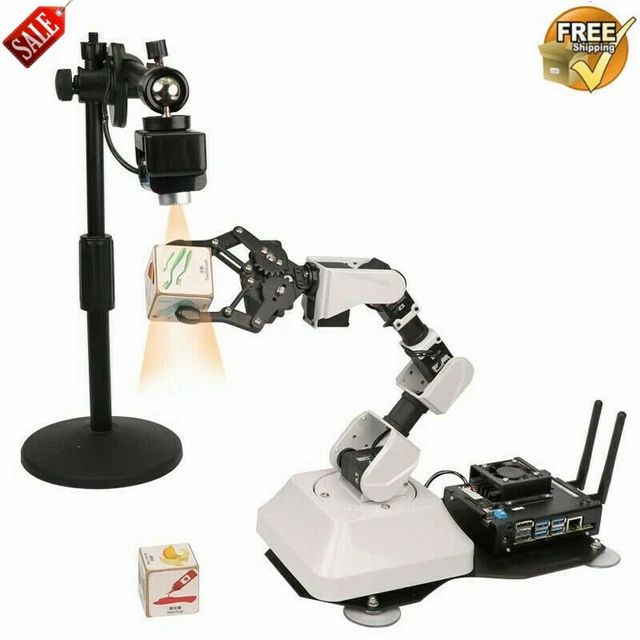 ROBOTIC ARM JETSON NANO Artificial Intelligence AI Visual Recognition Robot FREE £1,362.71 ...