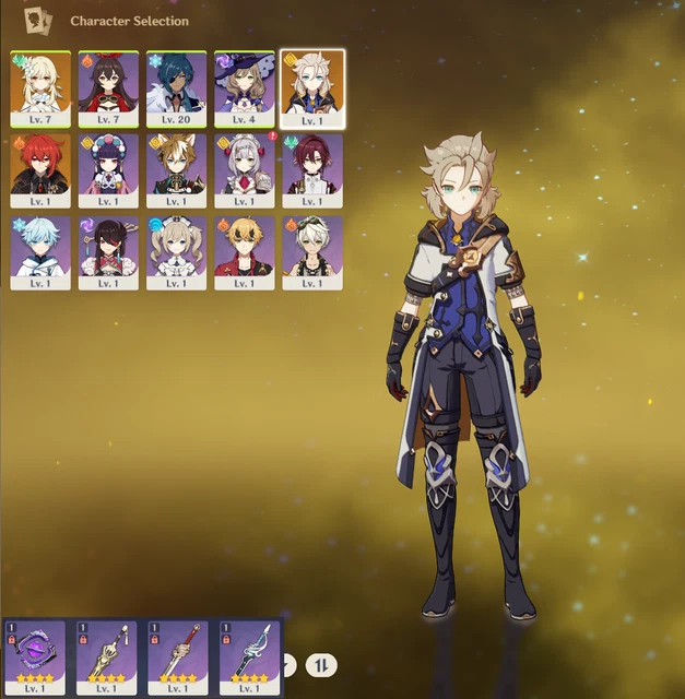 GENSHIN IMPACT NA AR10 Albedo + Diluc $10.50 - PicClick