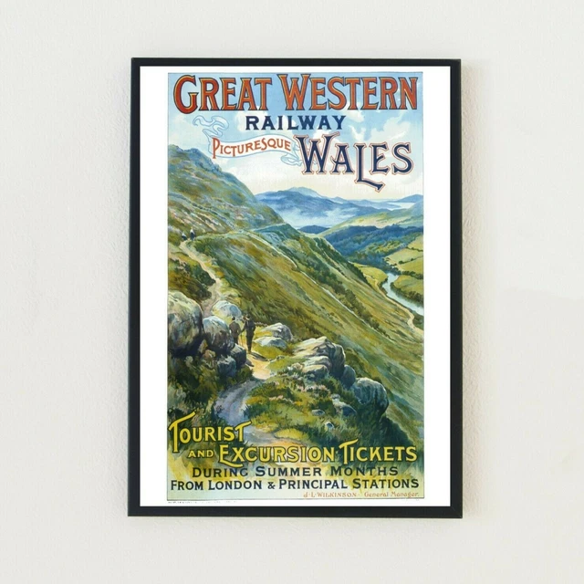 Vintage Gwr Railway Posters FOR SALE! - PicClick UK