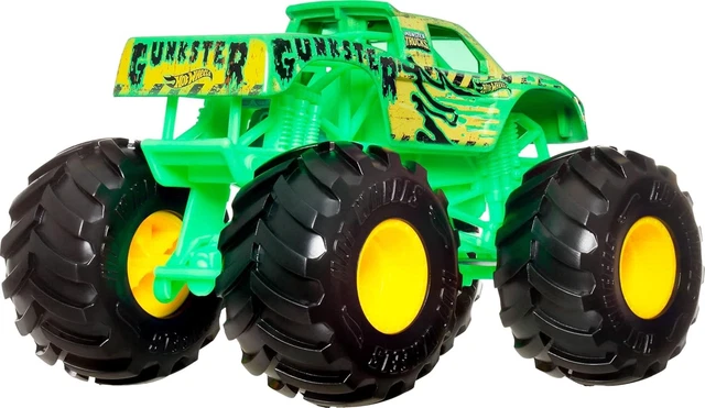 HOT WHEELS MONSTER Trucks, Oversized Monster Truck, 1:24 Scale ...