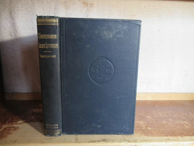 OLD COMPENDIUM SACRAE LITURGIAE Book 1931 ROMAN CATHOLIC RITE MASS ...