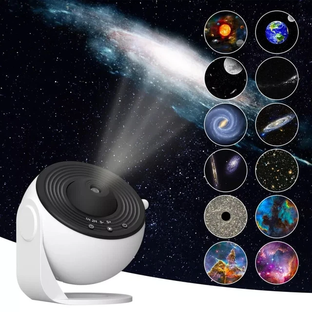GALAXY PROJECTOR | 360° Rotation, Star Projector Nebula Ceiling Lights ...