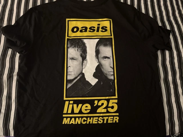 OASIS LIVE’25 MANCHESTER 12th July Heaton Park Event T-Shirt XL £49.10 ...