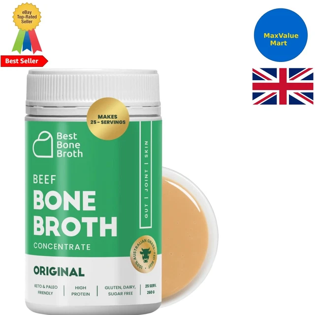 DELICIOUS AUSTRALIAN BEEF Bone Broth Concentrate - Collagen Boost & Gut ...