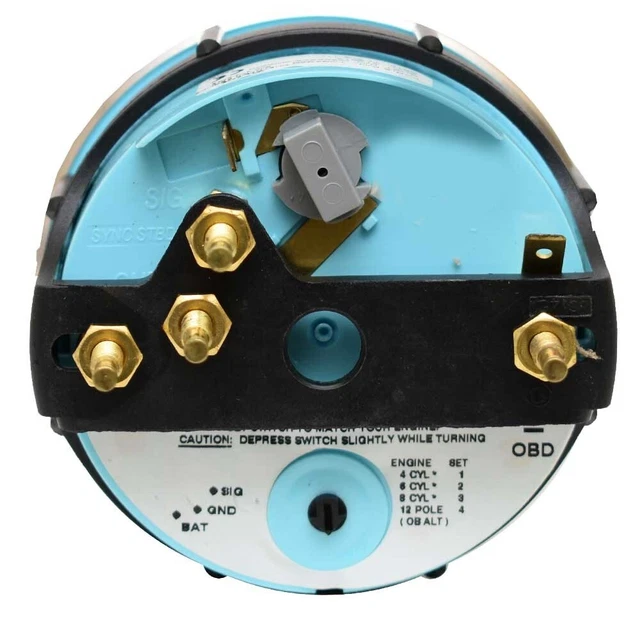 FARIA BOAT TACHOMETER Gauge TC9492B | Bayliner Kronos Silver w/ OBD2 ...