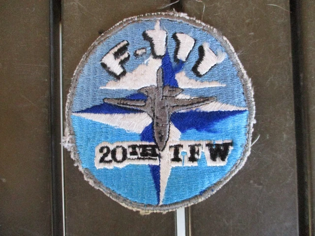 VTG USAF VIETNAM War F-111 20th TFW Squadron, Flight Jacket Patch £37. ...