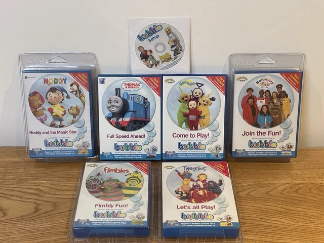 6X NEW & Sealed Bubble Console DVD Games Noddy Teletubbies Balamory ...
