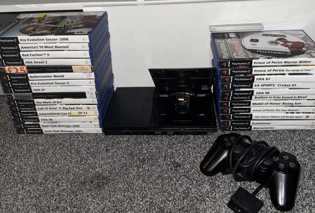 PS2 SLIM WITH Games Bundle £89.08 - PicClick UK