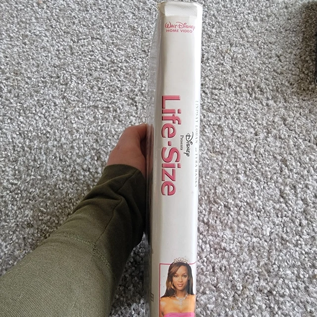 DISNEY'S LIFE-SIZE (VHS, 2000, Tyra Banks & Lindsay Lohan, Nostalgia ...