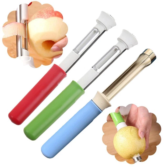 2 IN 1 Corer Remover, Fruit Corer & Peeler 2 In 1 Apple Peeler And ...