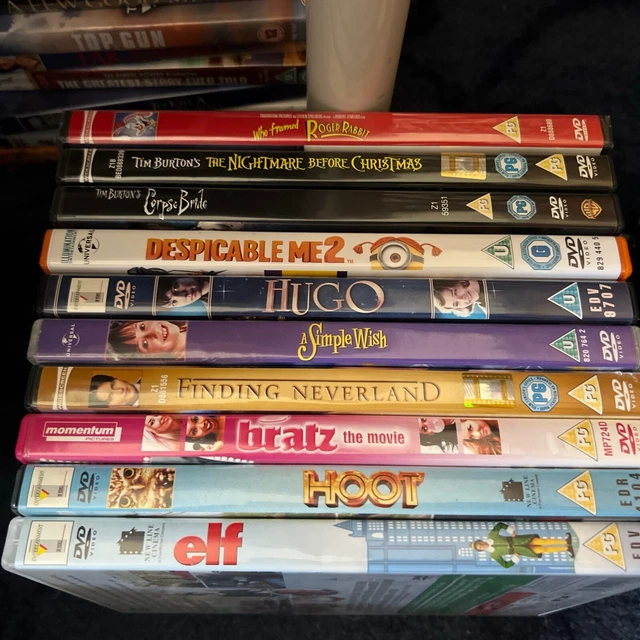 10 CHILDREN'S DVD Bundle Family Kids Job Lot Animated Corpse Bride Hugo Bratz £15.00 - PicClick UK