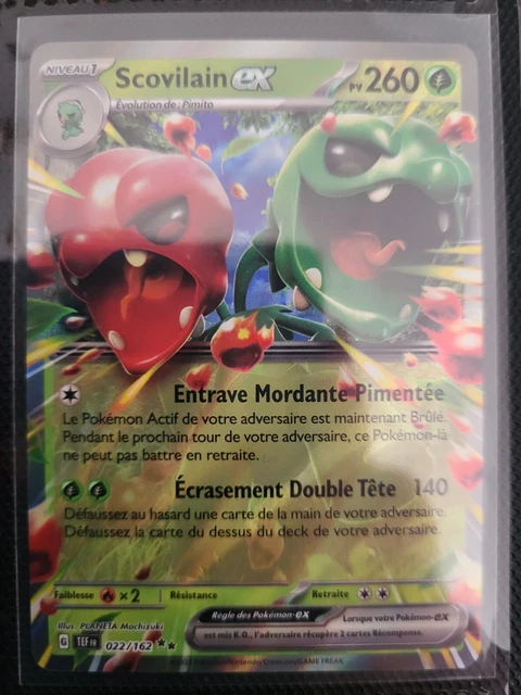 CARTE POKÉMON SCOVILAIN 022/162 Forces Temporelles Français 2024 - Neuf ...