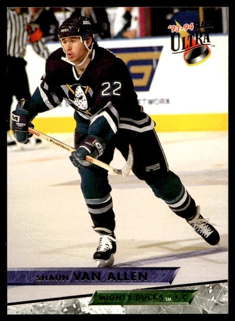 1993-94 ULTRA SHAUN Van Allen Anaheim Mighty Ducks #264 EUR 3,34 ...