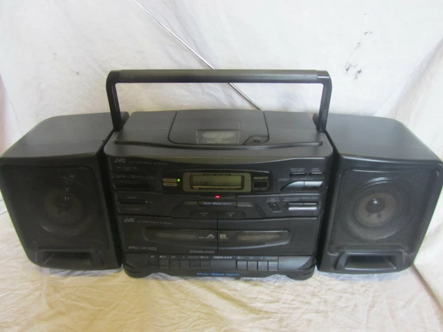 RETRO JVC PC-X110 CD Portable System/BoomBox £79.99 - PicClick UK