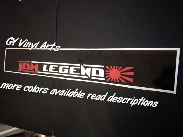 COMPARER POUR , Jdm Legend, Windshield, Décalque, Voiture, Sticker ...