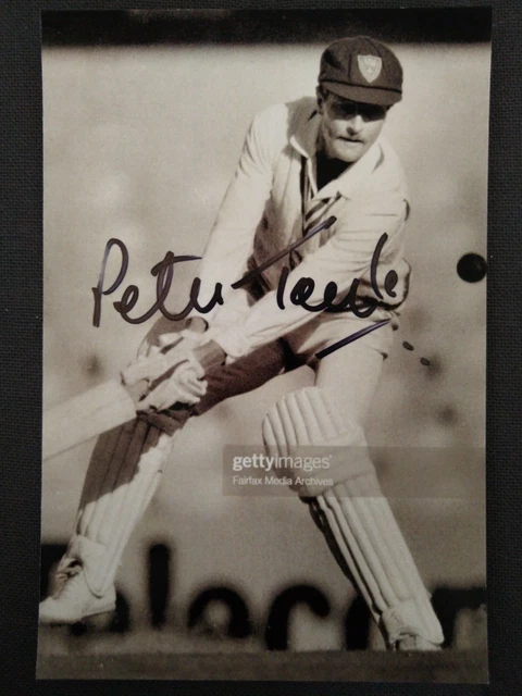 AUSTRALIA CRICKET LEGEND Peter Taylor Signed Photo EUR 3,04 - PicClick FR