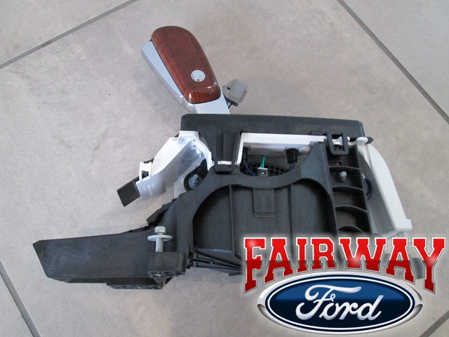 2010 F-150 OEM Ford Lariat Woodgrain Floor Console Shifter and Handle ...